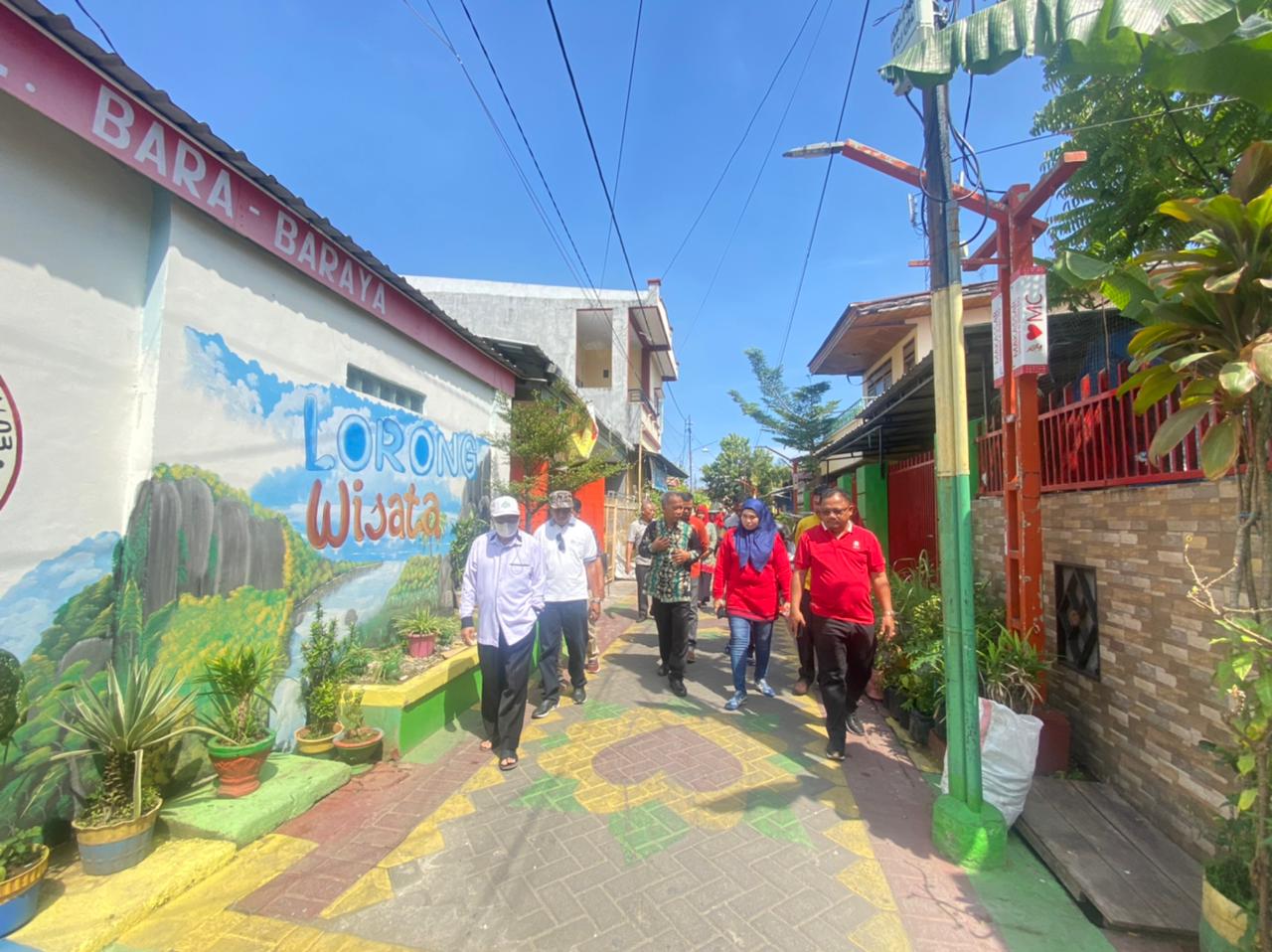 Forum Kota Sehat Kota Gorontalo lakukan kunjungan ke Lorong Wisata Kota ...